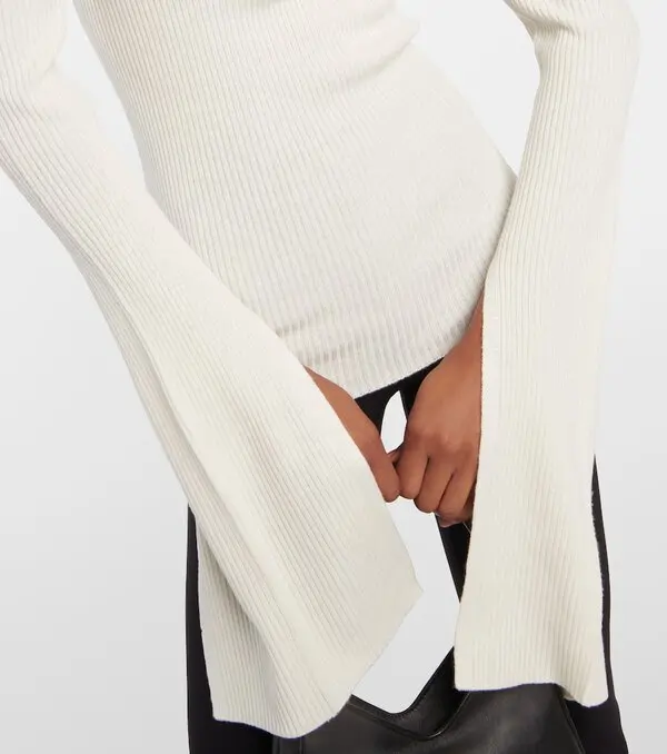 Rick Owens Cutout Virgin Wool Top
