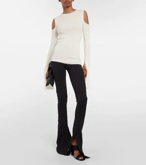 Rick Owens Cutout Virgin Wool Top