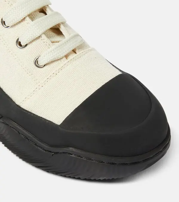 Stella McCartney Loop Canvas Platform Sneakers - Black