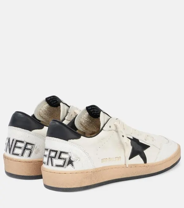 GOLDEN GOOSE Ball Star Leather Sneakers - White