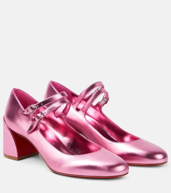 CHRISTIAN LOUBOUTIN Mary Jane Pumps - Pink