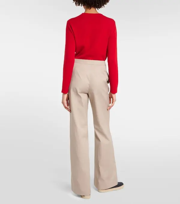 TOD'S Mid-rise Wide-leg Pants