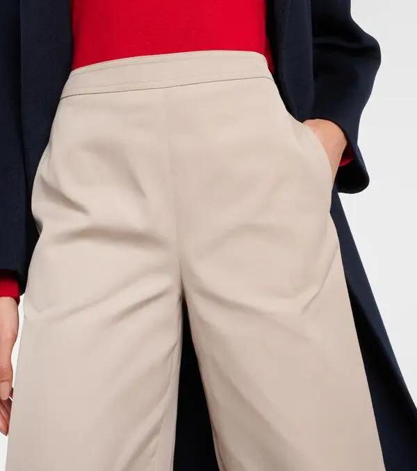 TOD'S Mid-rise Wide-leg Pants