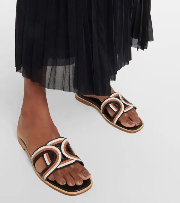 TOD'S Kate Leather Sandals