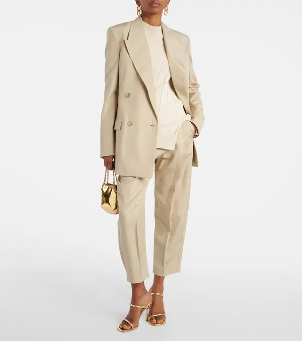 Stella McCartney Iconic High-rise Cropped Pants