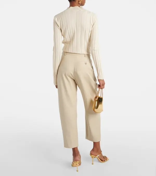 Stella McCartney Iconic High-rise Cropped Pants