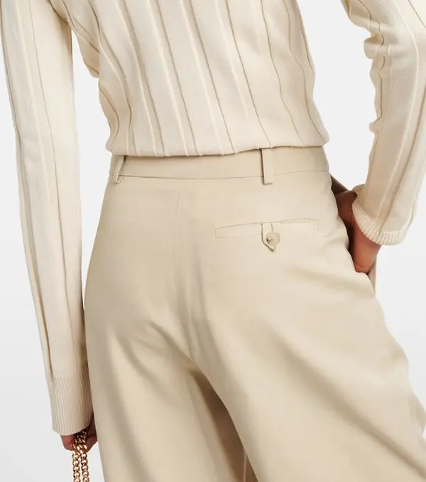 Stella McCartney Iconic High-rise Cropped Pants