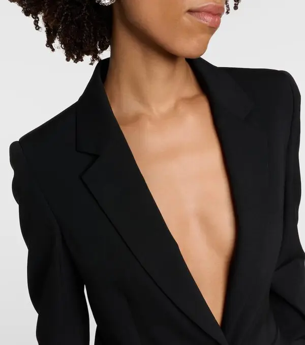 Stella McCartney Single-breasted Wool-blend Blazer - Black