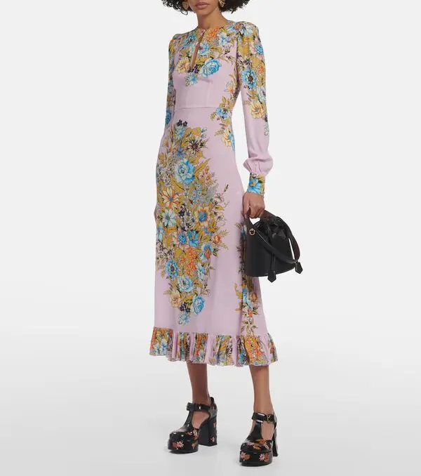 Etro Floral Print Minidress