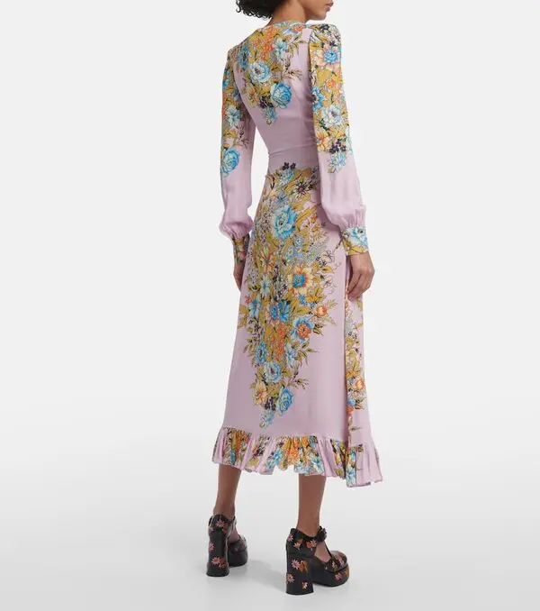 Etro Floral Print Minidress
