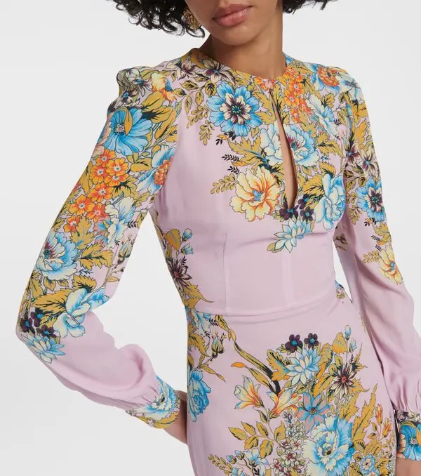 Etro Floral Print Minidress