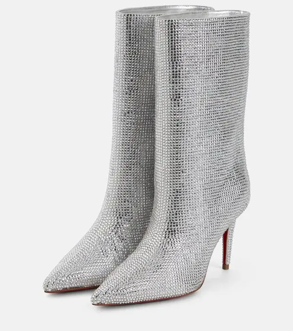 CHRISTIAN LOUBOUTIN Astrilarge Strass Ankle Boots