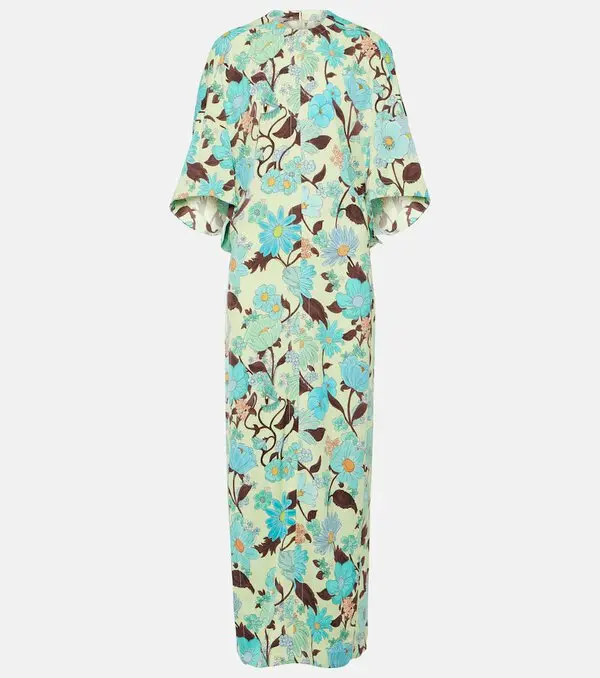 Stella McCartney Caped Maxi Dress