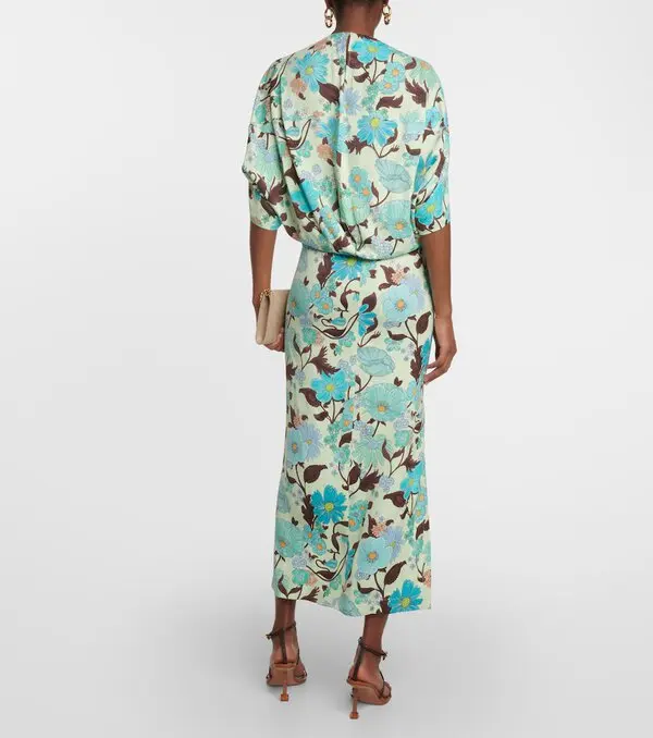 Stella McCartney Caped Maxi Dress - Multicoloured