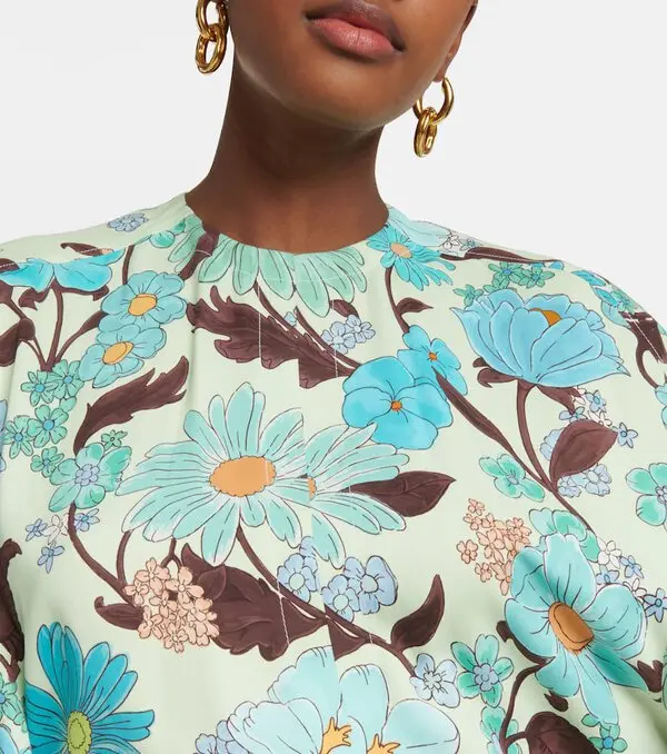 Stella McCartney Caped Maxi Dress