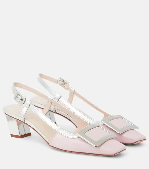 ROGER VIVIER Belle Vivier Slingback Pumps - Pink