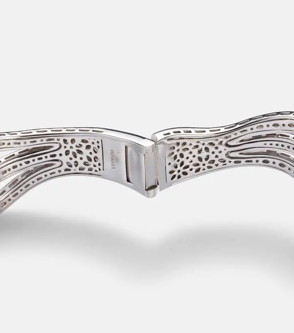 Yeprem 18kt White Gold Diamond Bangle