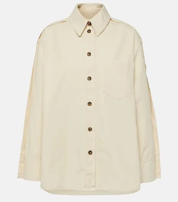 Victoria Beckham Oversized Cotton Shirt