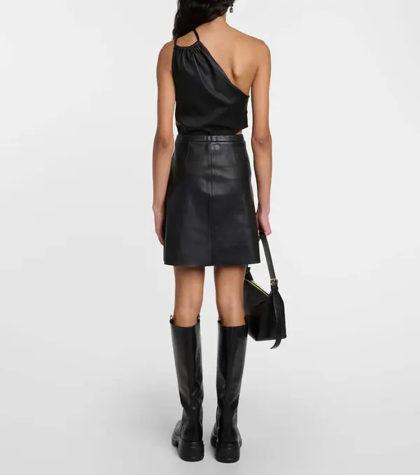 Stouls Lucie Leather Skirt