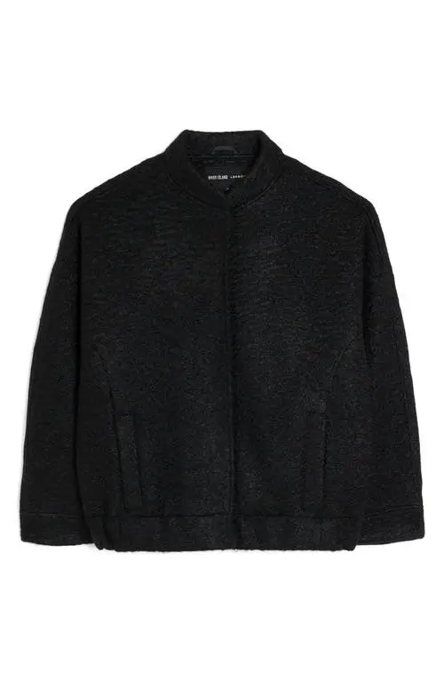 RIVER ISLAND Oversized Textured Bomber Jacket