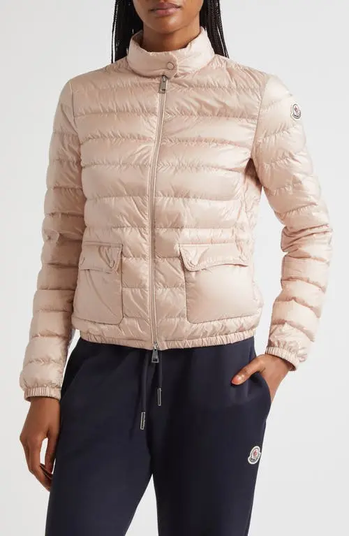 Moncler Lans Down Jacket - Mother Of Pearl