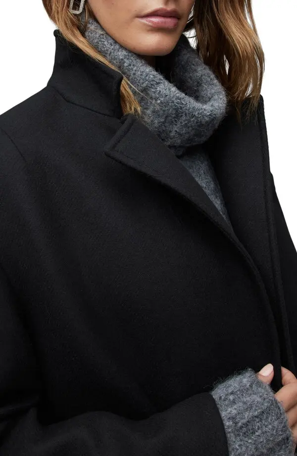 ALLSAINTS James Wool Blend Longline Coat