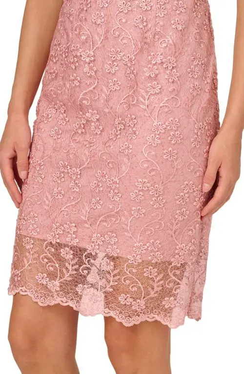 Adrianna Papell Lace Sheath Dress