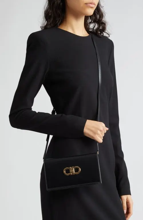 FERRAGAMO Double Gancio Shoulder Bag