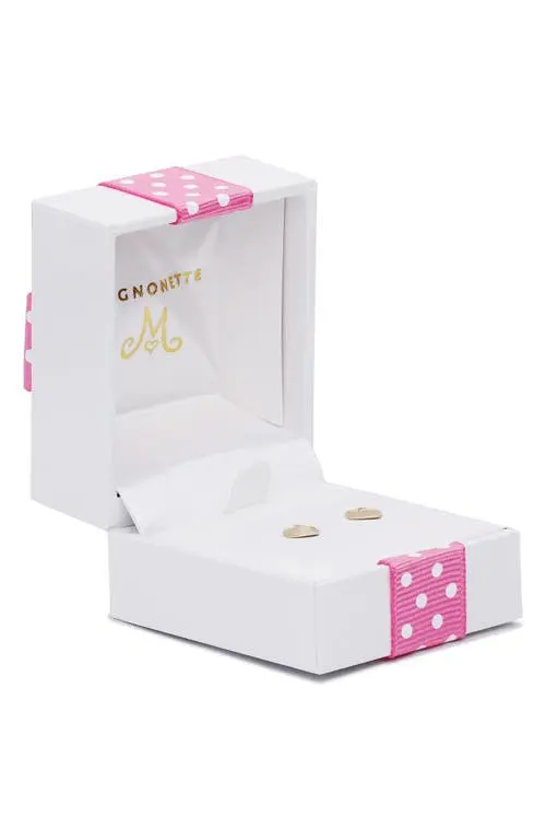 MIGNONETTE 14k Heart Stud Earrings