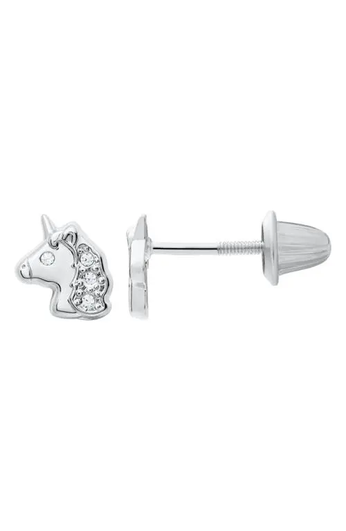 MIGNONETTE Sterling Unicorn Stud Earrings