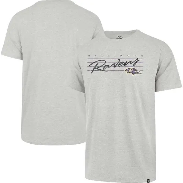 '47 Baltimore Ravens Downburst Franklin T-shirt - Gray