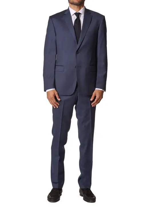 Jb Britches Sartorial Classic Fit Stretch Wool Suit - Navy