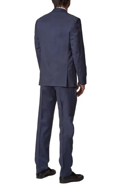 Jb Britches Sartorial Classic Fit Stretch Wool Suit - Navy