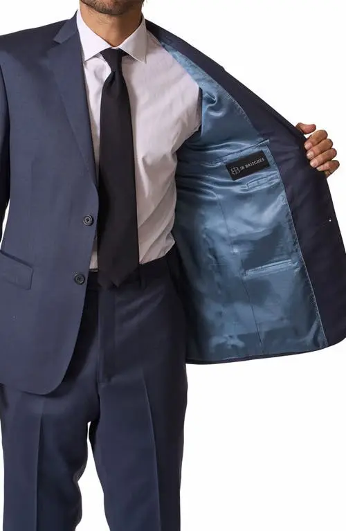 Jb Britches Sartorial Classic Fit Stretch Wool Suit - Navy