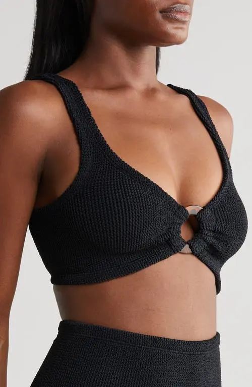 Hunza G Nadine Two-piece Swimsuit - Black