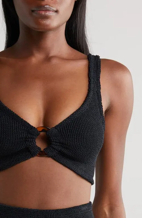 Hunza G Nadine Two-piece Swimsuit - Black