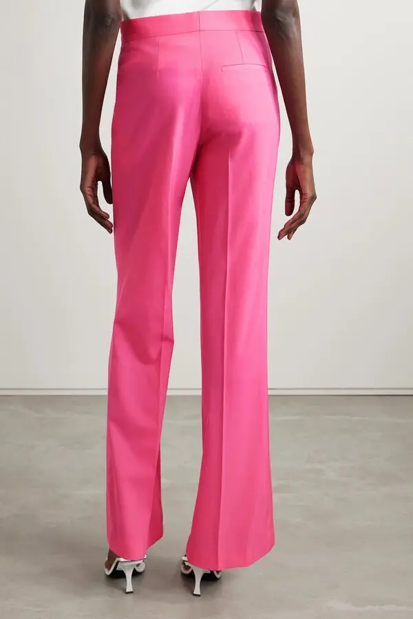 Stella McCartney Wool-blend Twill Wide-leg Pants