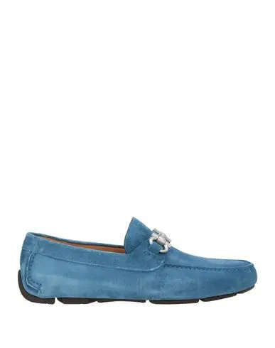 FERRAGAMO Loafers In Calfskin - Blue