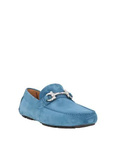 FERRAGAMO Loafers In Calfskin - Blue