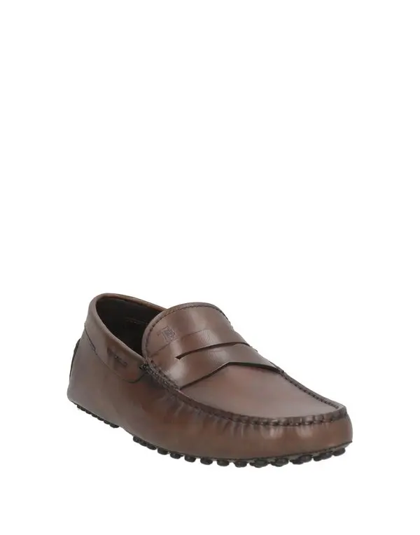 TOD'S Leather Loafers - Brown