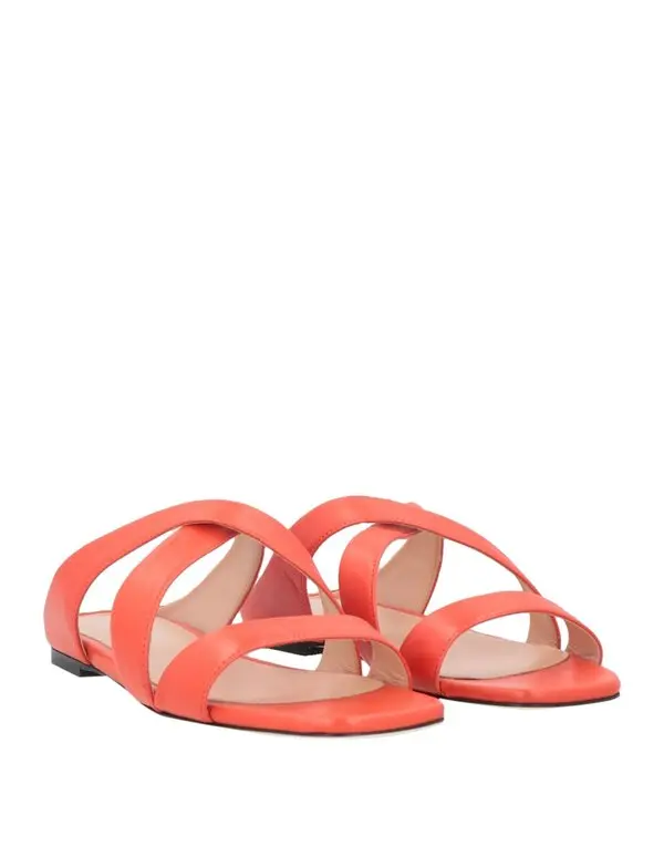 POLLINI Leather Flat Sandals