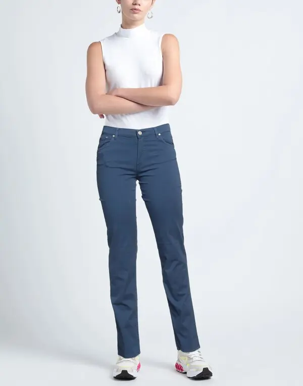 TRUSSARDI Solid Mid-rise Flared Trousers