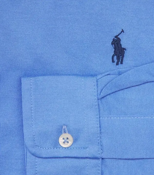 Polo Ralph Lauren Cotton-jersey Shirt - Blue