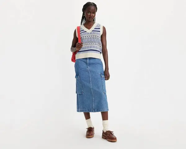 LEVI'S Cargo Midi Skirt - Cause And Effect
