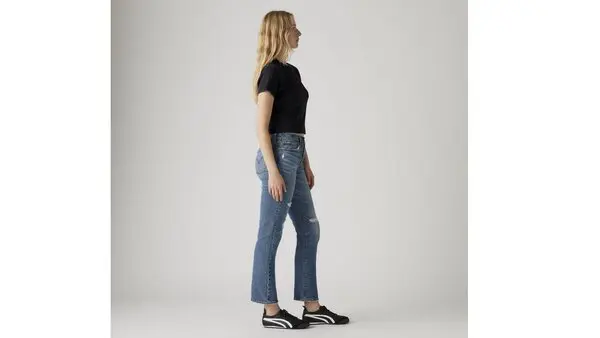LEVI'S Wedgie Straight Ankle Jeans