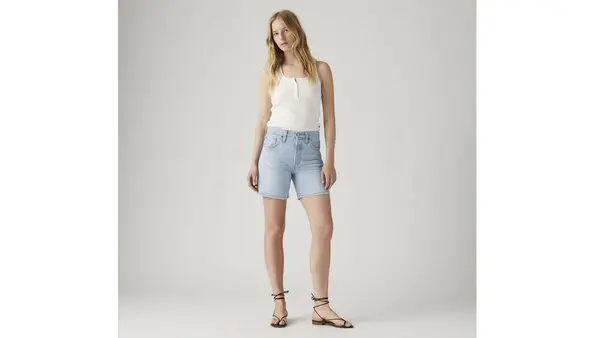 LEVI'S 501 Mid Thigh Denim Shorts