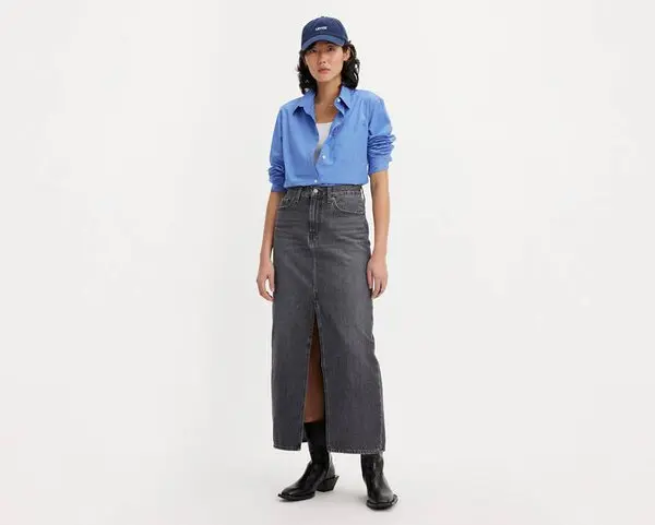 LEVI'S Ankle Column Skirt