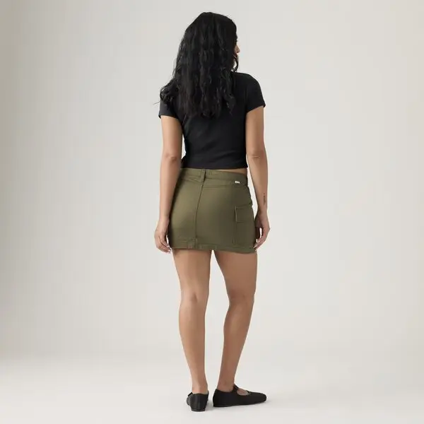 LEVI'S 94 Cargo Mini Skirt - Olive