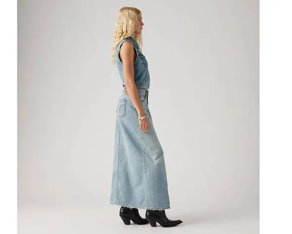 LEVI'S Ankle Column Skirt