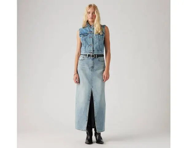 LEVI'S Ankle Column Skirt